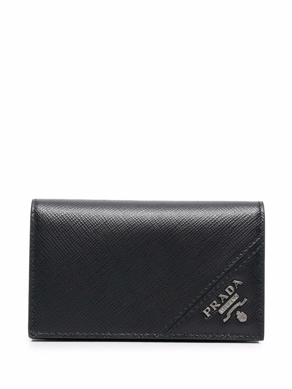 Prada tarjetero con placa del logo – SOLELUX