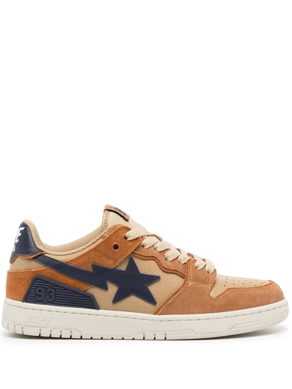 A BATHING APE® tenis con agujetas y parche de estrella – SOLELUX
