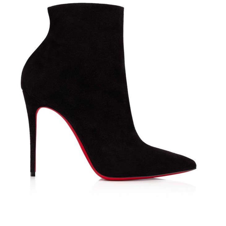 So Kate Booty 100 mm Low boots - Veau velours - Black - Women – SOLELUX