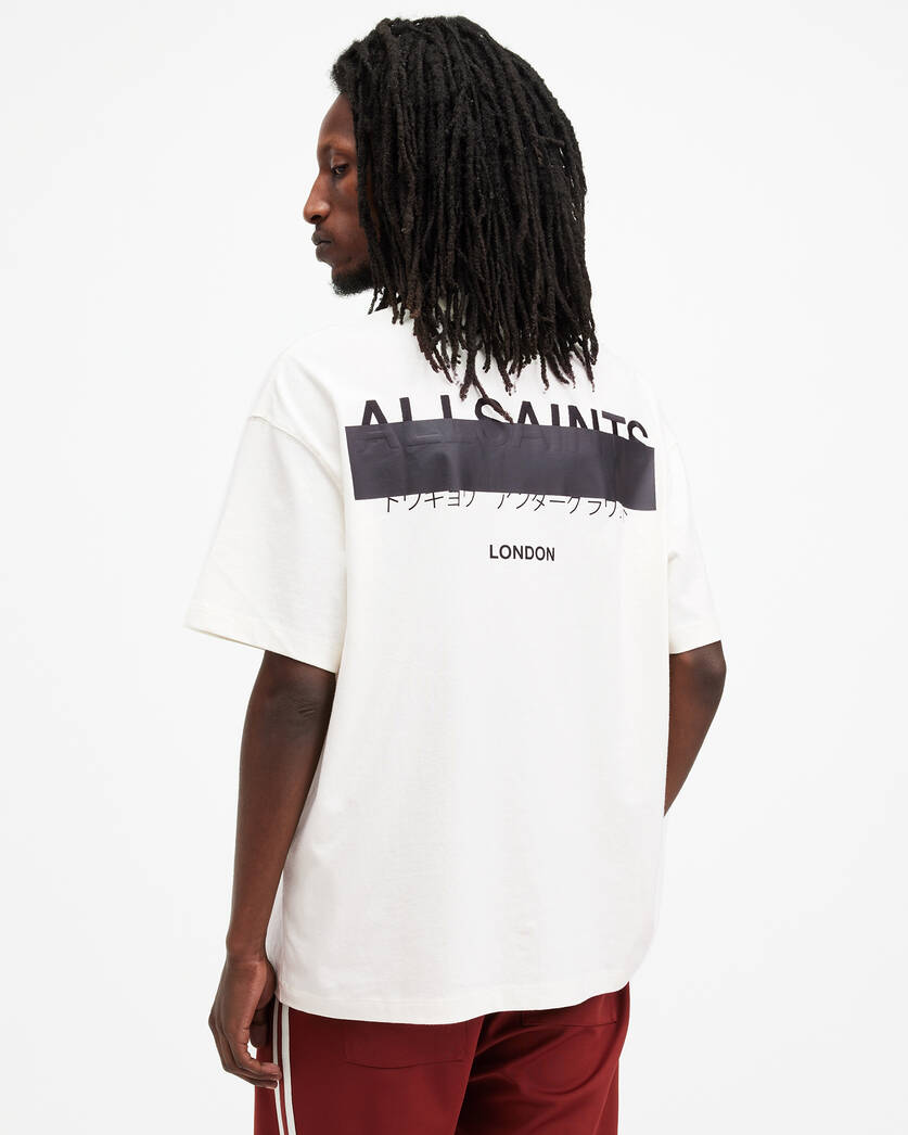 Playera ALLSAINTS Redact Oversized Embroidered Logo – SOLELUX