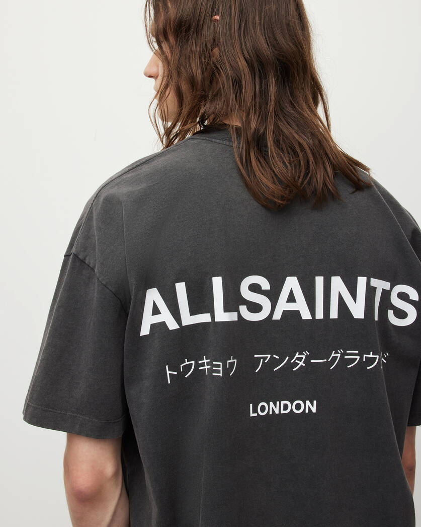 Playera ALLSAINTS Underground Oversized Crew Neck – SOLELUX