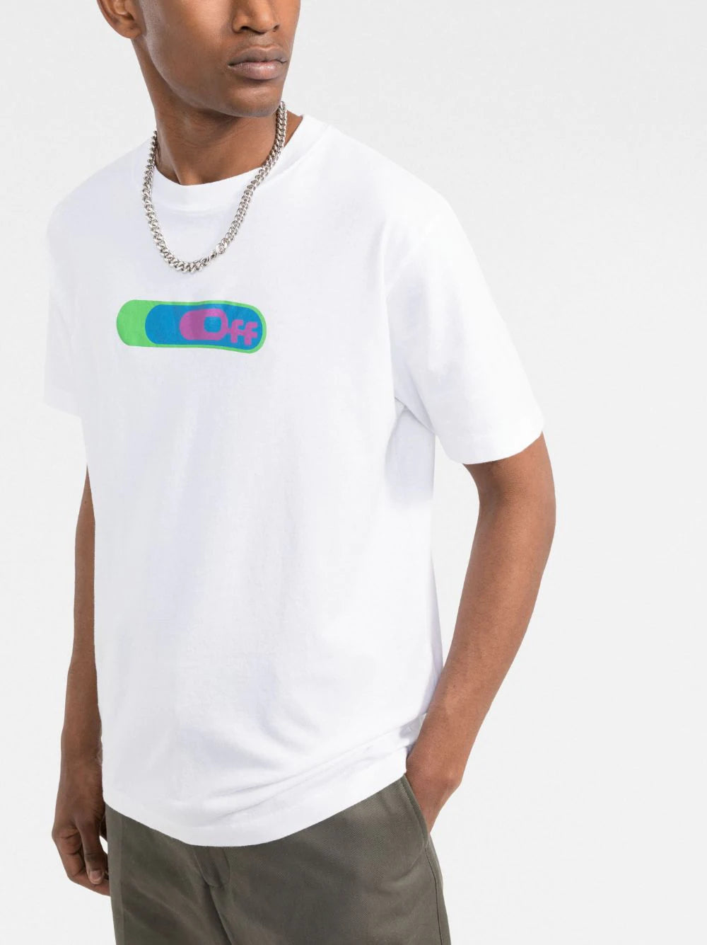 Playera Off-White Weed Hands Off – SOLELUX