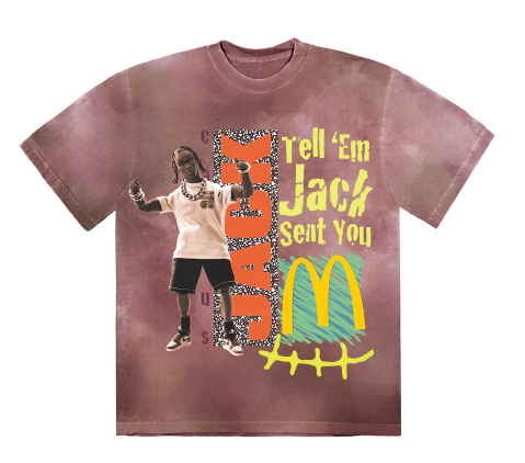 Playera Travis Scott x McDonald's Jack Smile II – SOLELUX